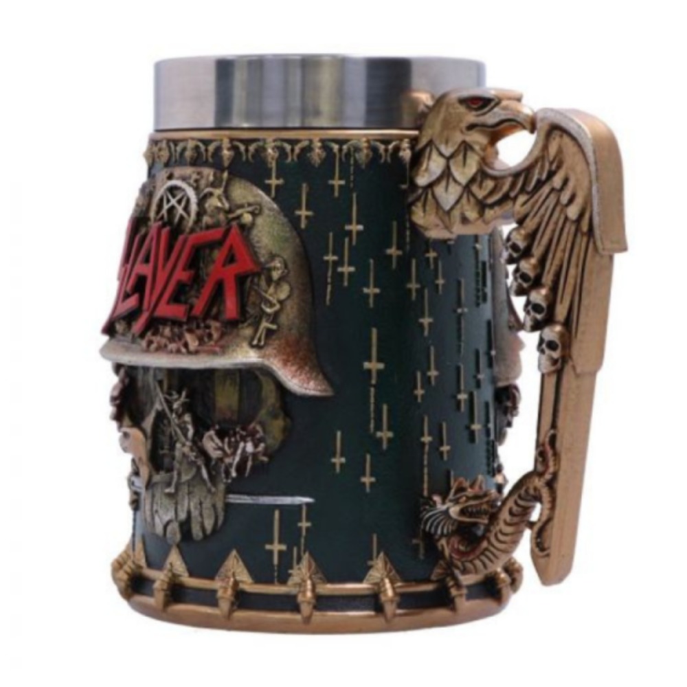 New Nemesis Now Slayer Skull Tankard 16.5cm Officially Licensed Eagle ...